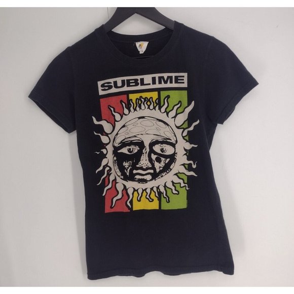 Sublime | Tops | Sublime Sun Face Logo Rasta Ska Punk Reggae Black ...